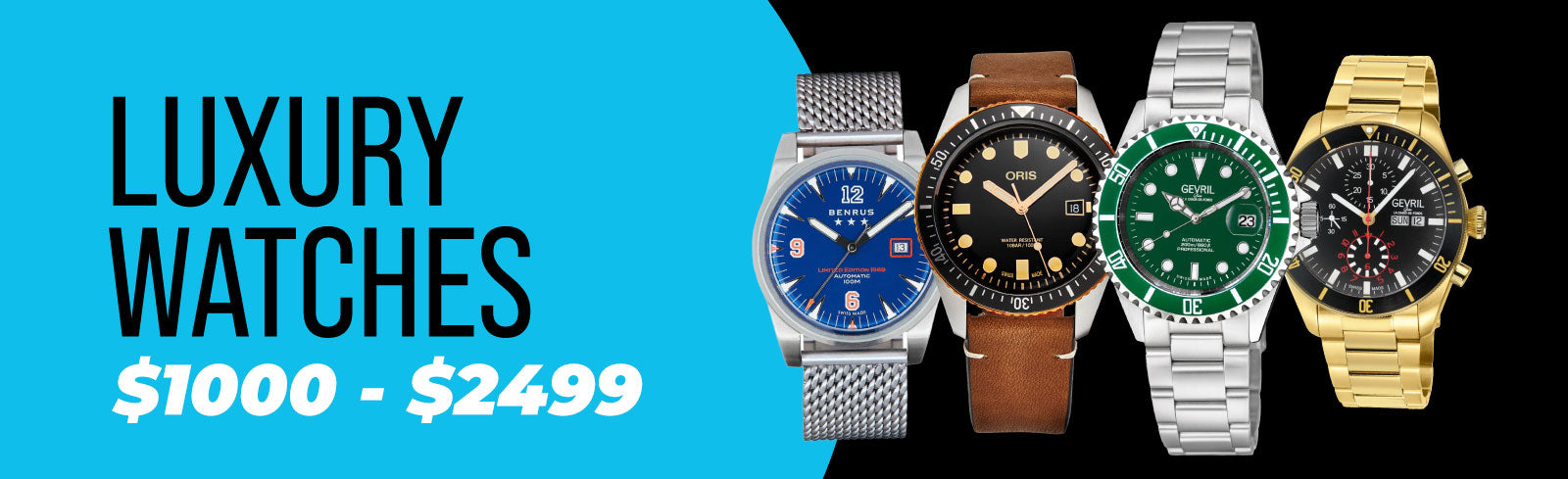 Luxury Watches: $1000 - $2499 - Watchgang – Watch Gang