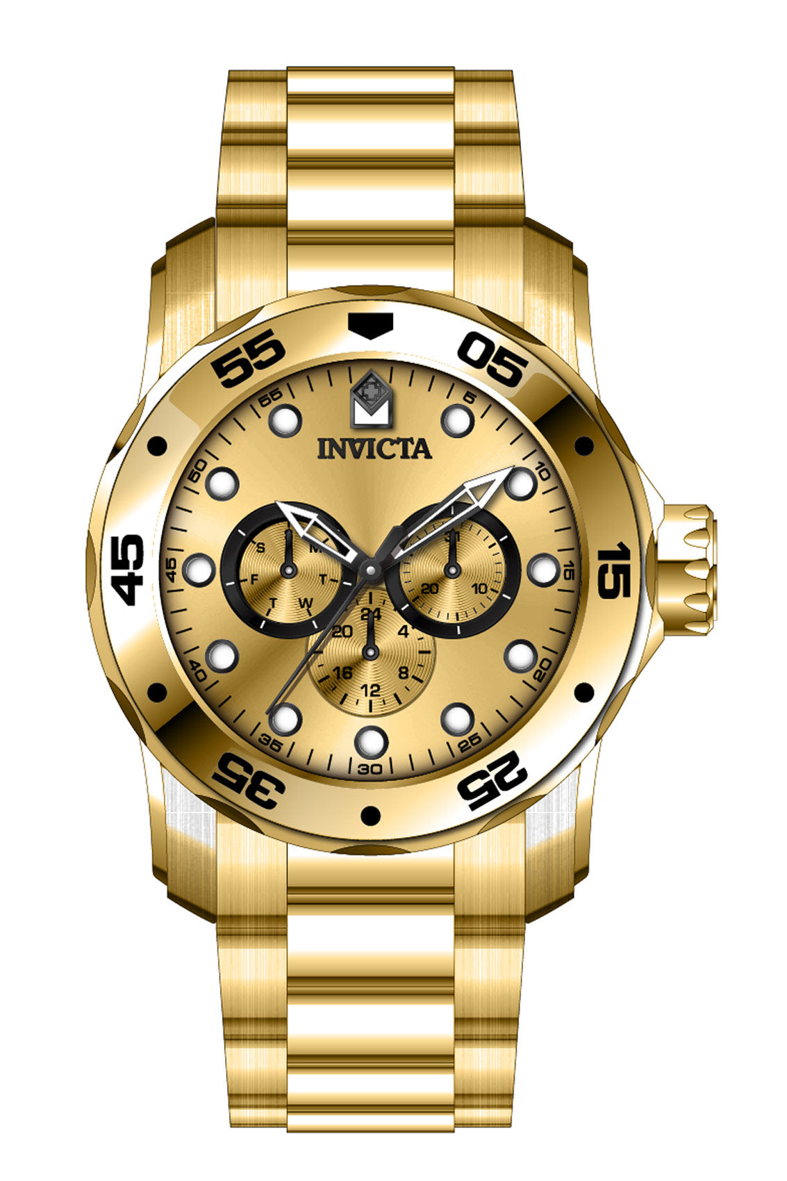 Pro Diver 47mm / Gold / Gold | Gold Dial – Watch Gang