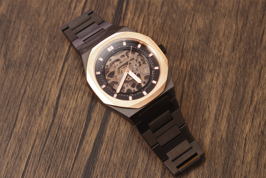 Drake Skeleton Automatic Black Dial / Stainless Steel | Black Dial ...