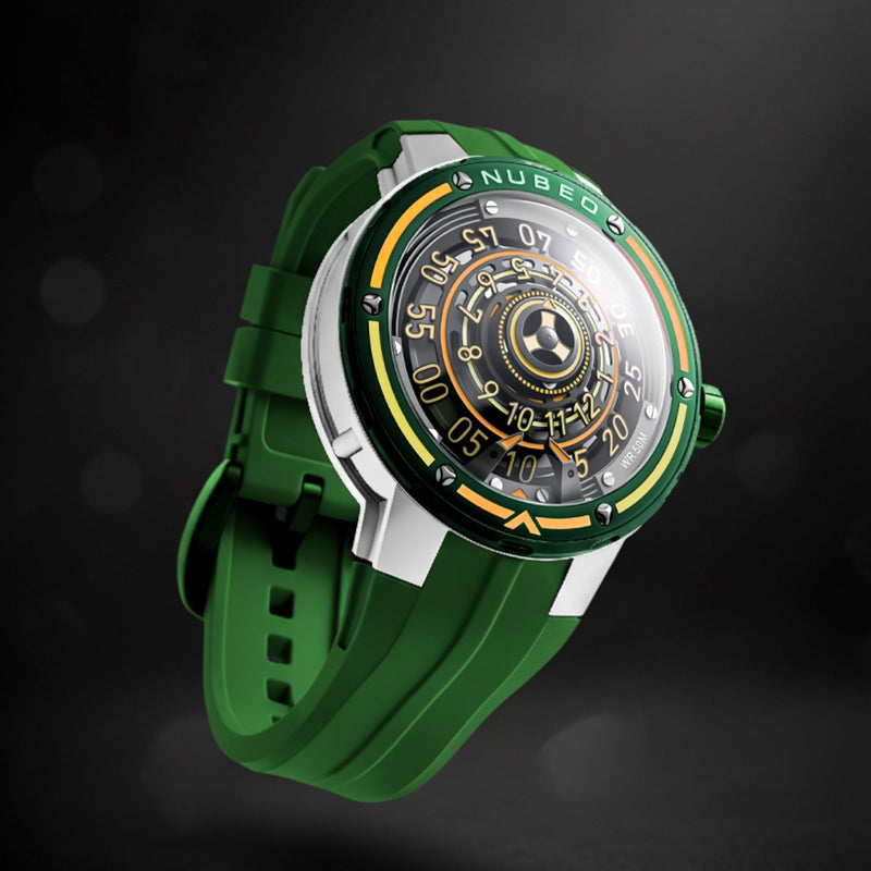 Orbiter Automatic Limited Edition Green / Silicone Strap | Green Dial ...