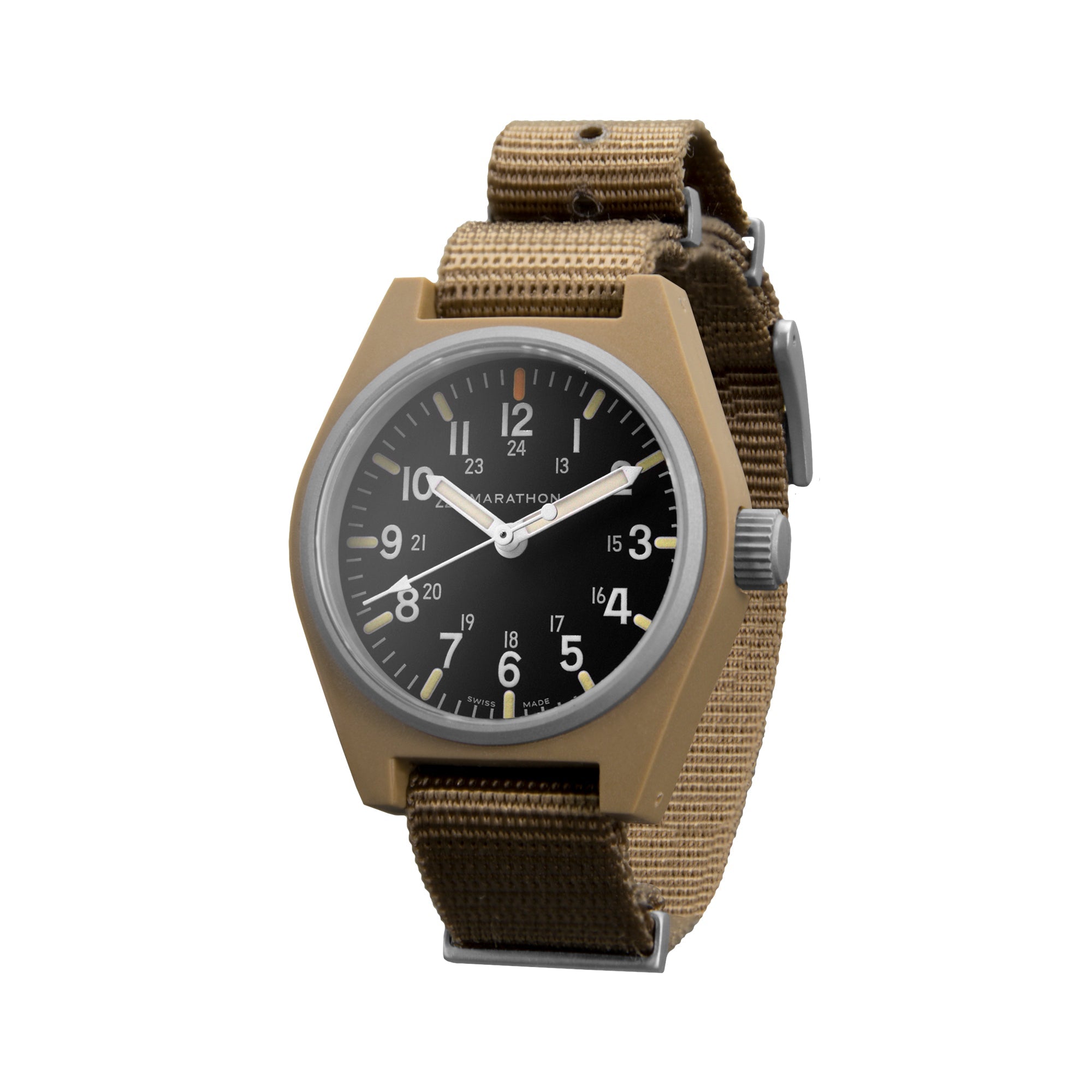 34mm Desert Tan General Purpose Quartz with MaraGlo (GPQ) – Watch Gang