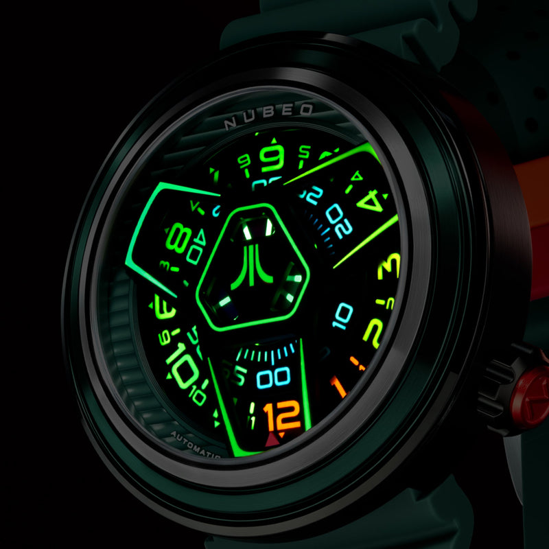 Ventana Automatic Atari Retro Gamer Limited Edition Green / Rubber ...