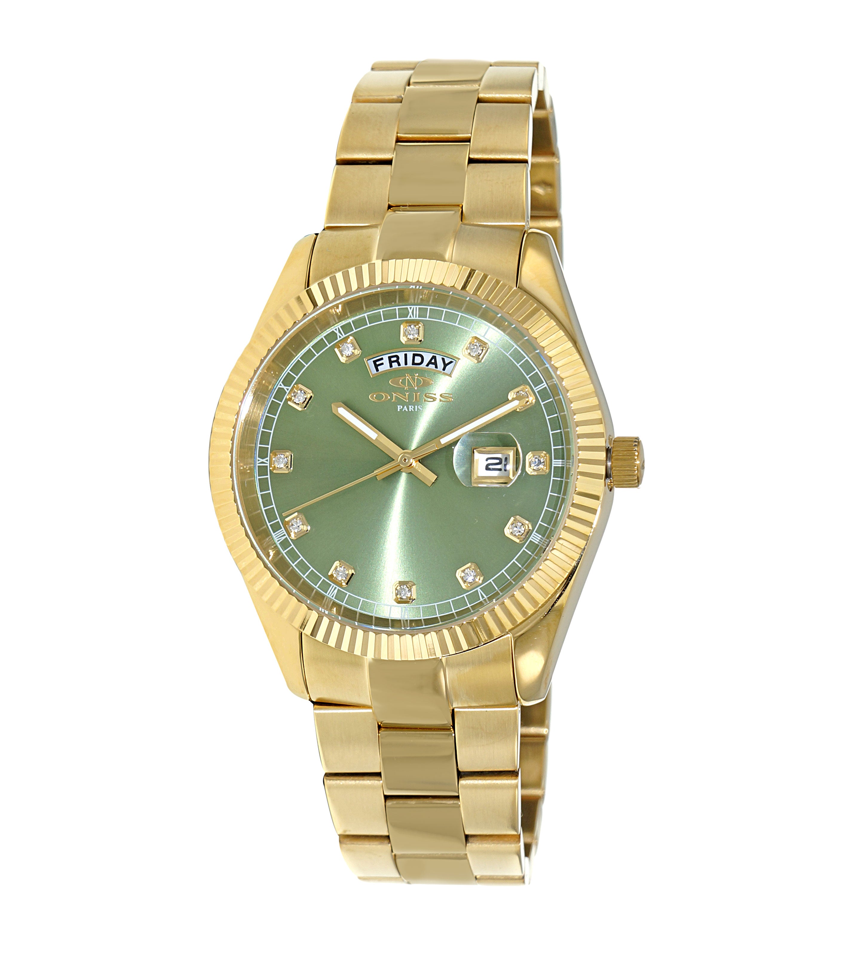 ADMIRAL GREEN / GOLDTONE | Green Dial – Watch Gang
