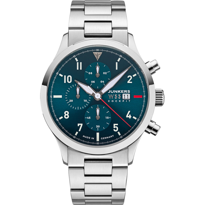 Cockpit W33 Metal / Petrol | Petrol Dial – Watch Gang